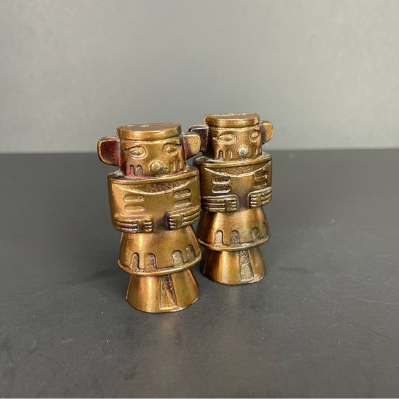 Dining | Kachina Copper Salt Pepper Shakers Native American Indigenous ...